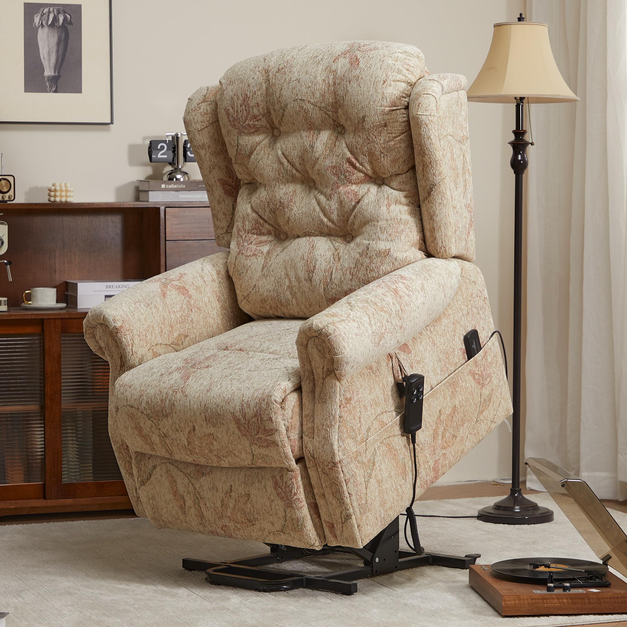 Amazon.com: Irene House 9199 Elegant Lay Flat Lift Chair for Elderly ...