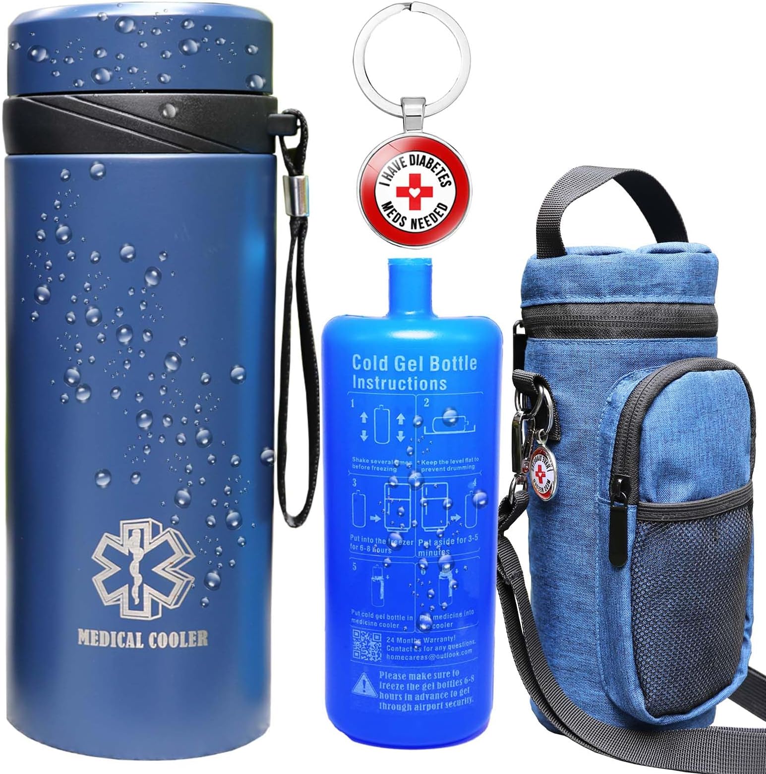 Amazon.com: Valman 48H 7 Pen Insulin Cooler Travel CASE Medical Travel ...