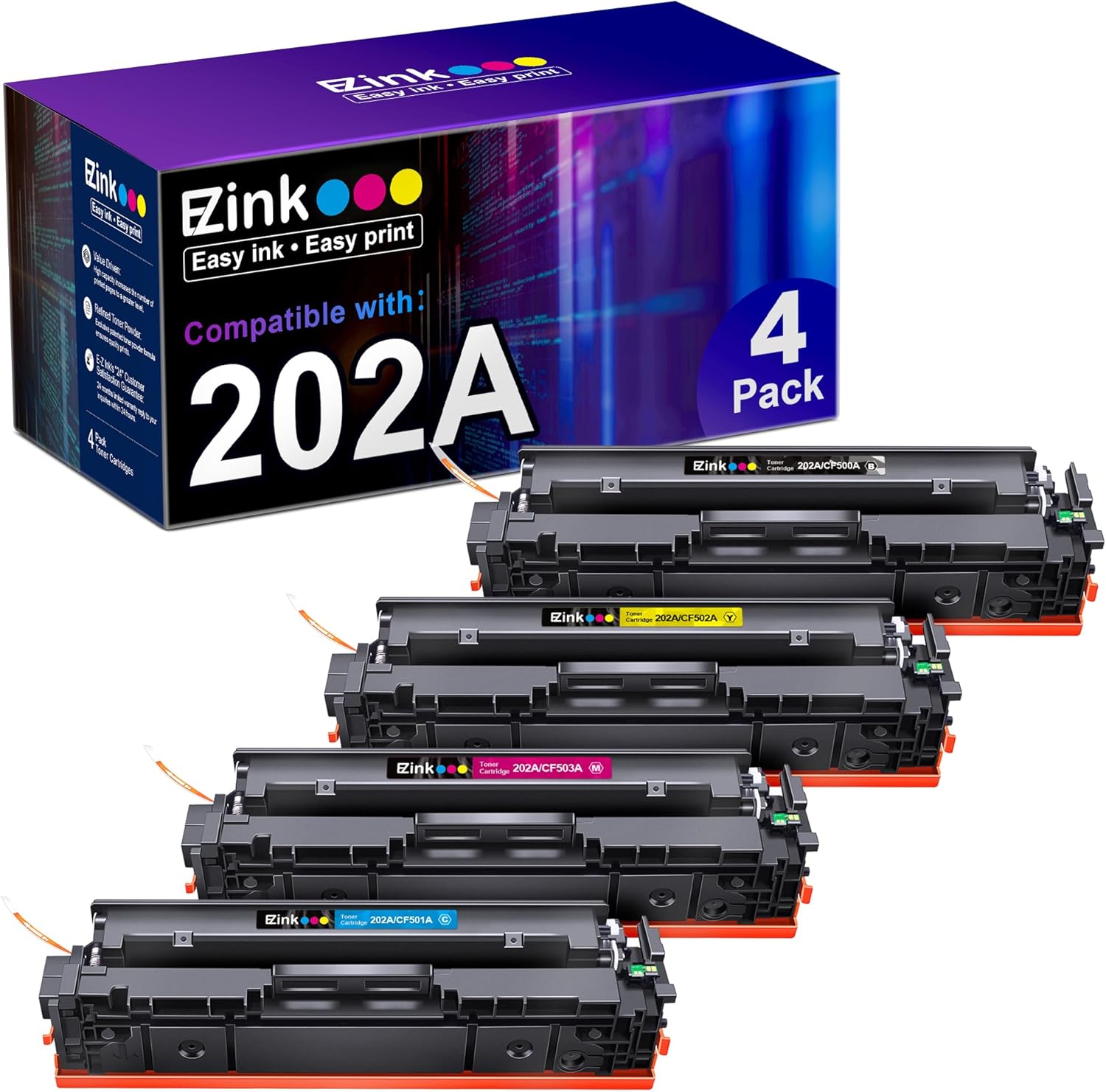 Amazon.com: E-Z Ink 202A Compatible Toner Cartridge : Office Products