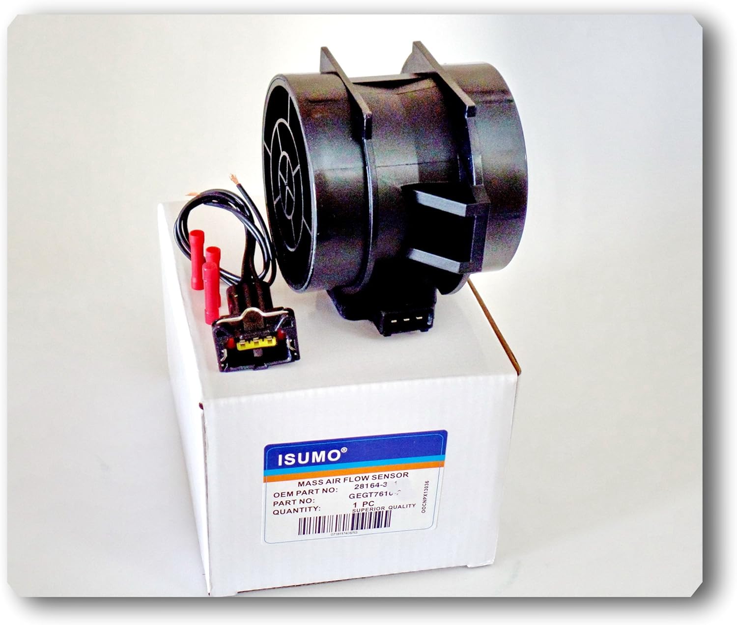 Amazon.com: 28164-37200 Mass Air Flow Sensor With Electrical Connector ...