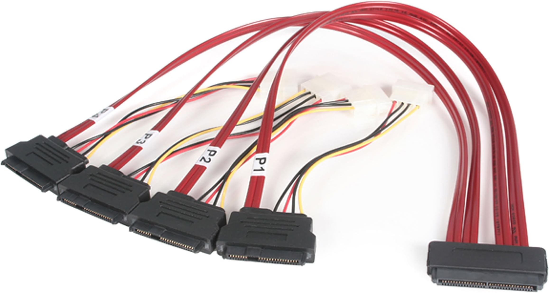 StarTech.com 50cm Serial Attached SCSI SAS Cable - SFF-8484 to SFF-8482 ...