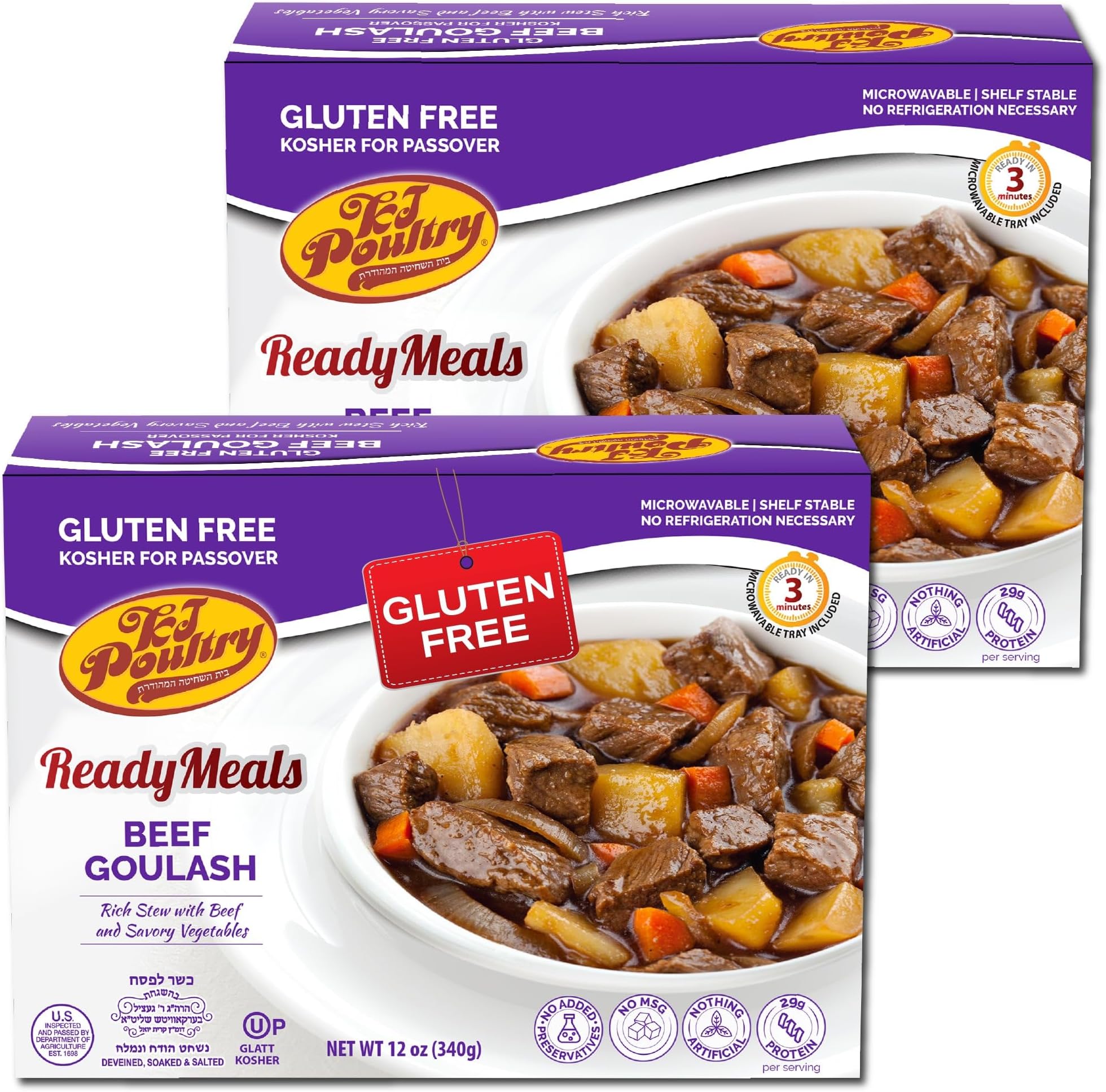 Amazon.com: Kosher for Passover Ready Meals - Beef Stuffed Cabbage ...