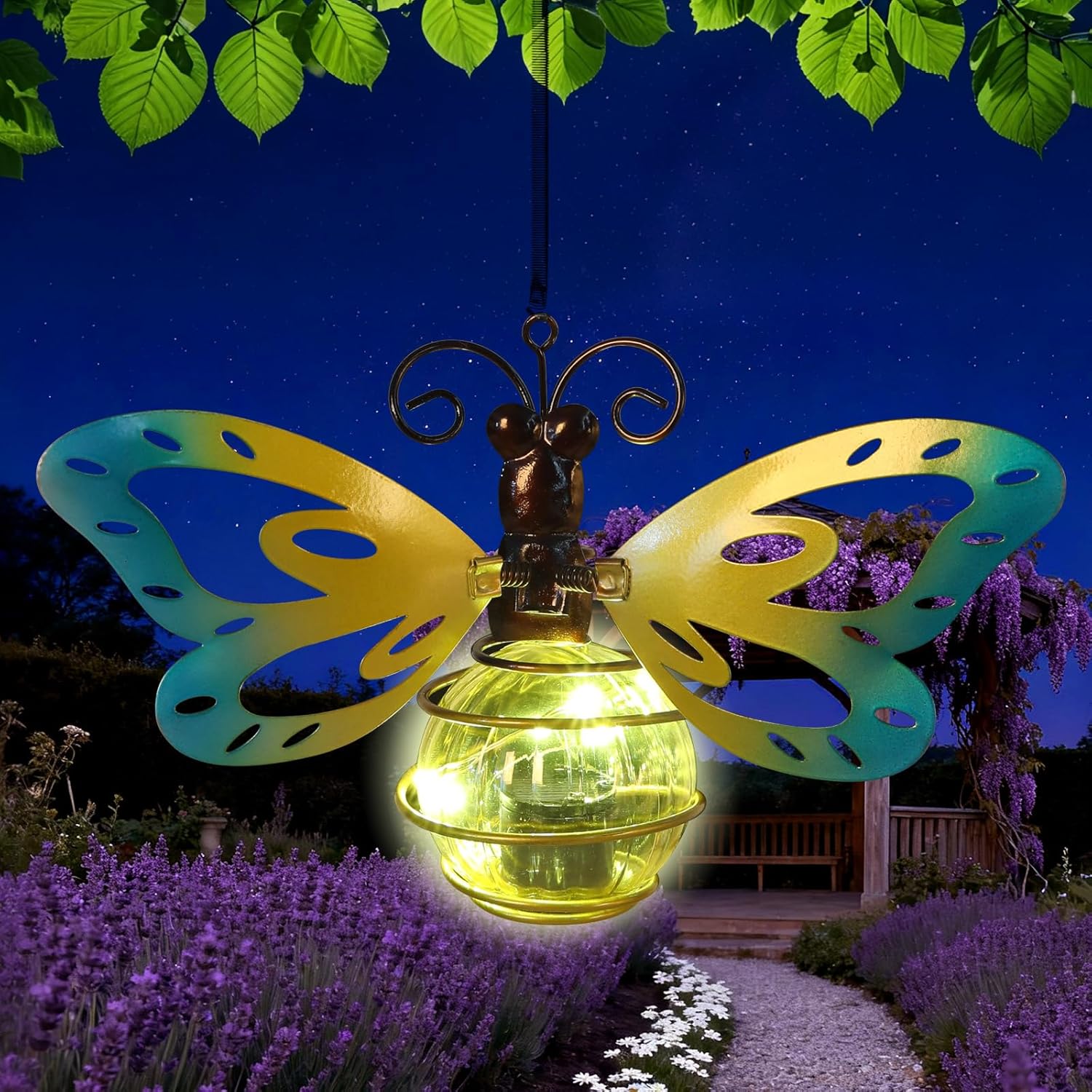 Butterfly Outdoor Decor with Bouncy Springs Pendant Lights Birthday ...