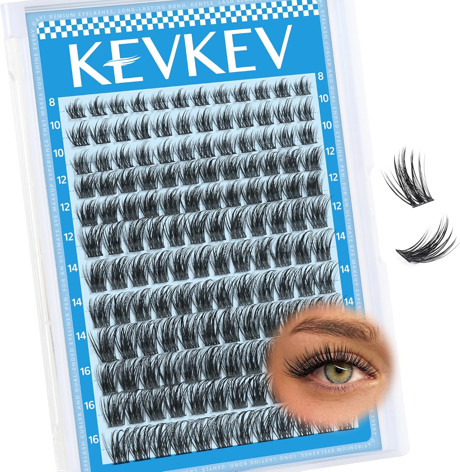 Lash Clusters 144 Pcs Cluster Lashes Eyelash Clusters DIY Cluster ...