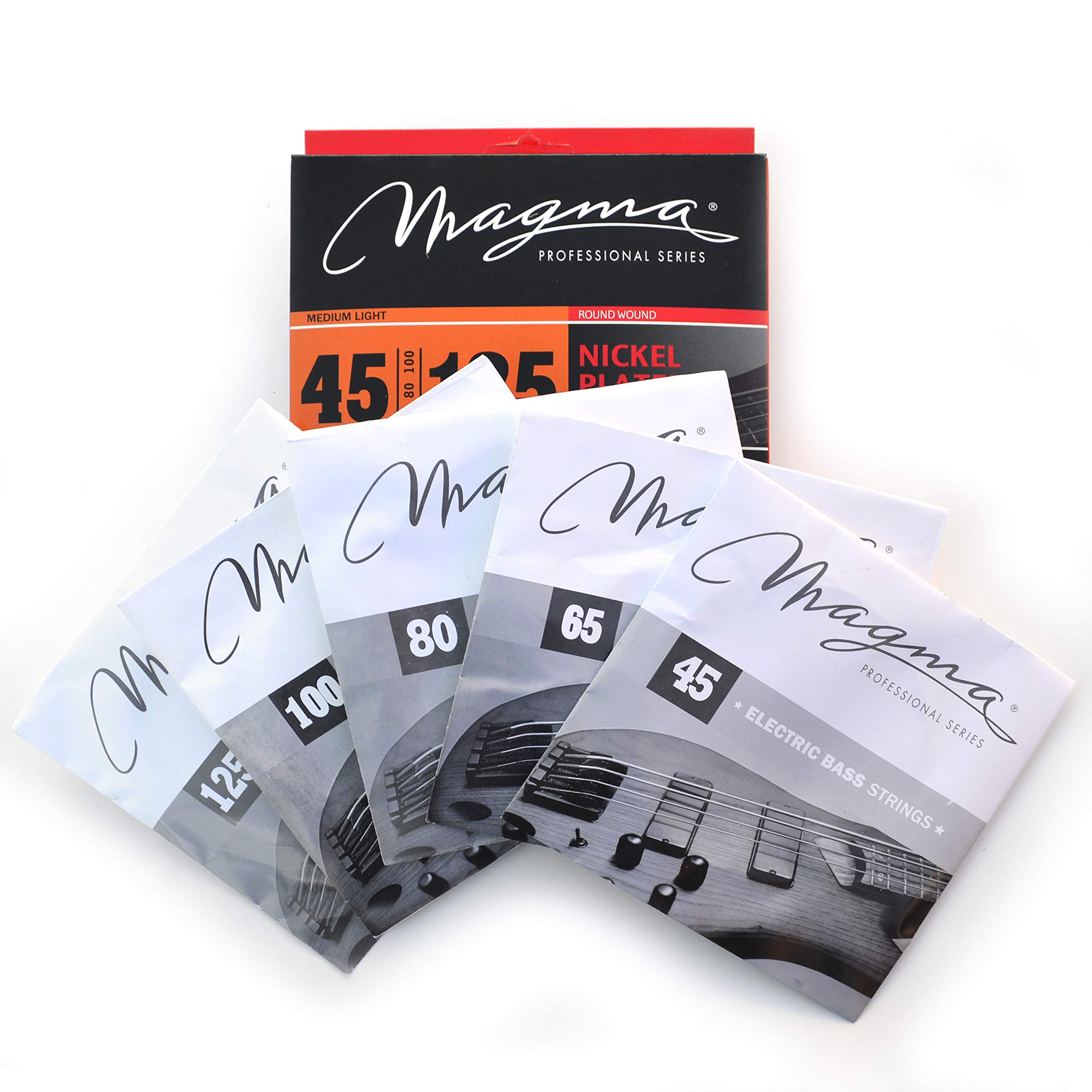 Snapklik.com : Magma Electric Bass Strings Medium Light - Nickel Plated ...