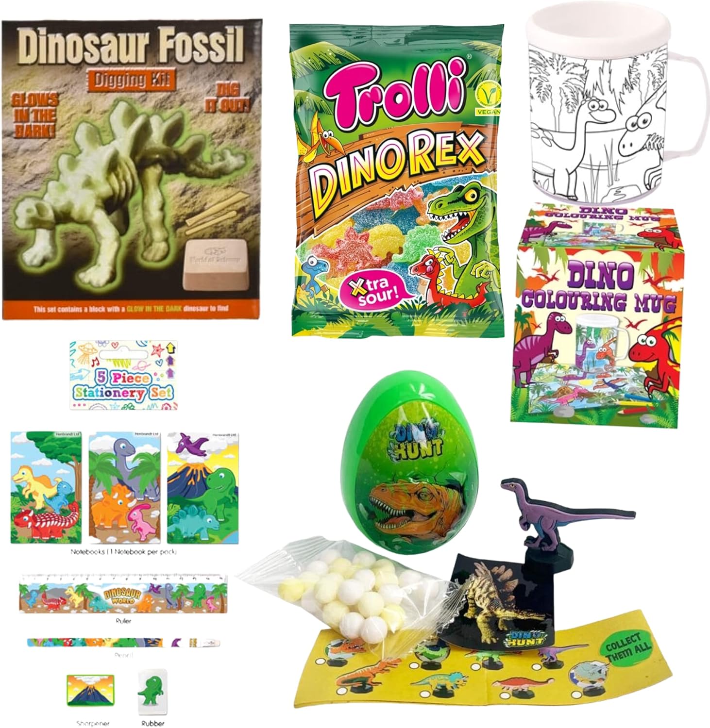 Boxana Dino Gift Box | Dinosaur Sweets and treats | Birthday Treat Box ...