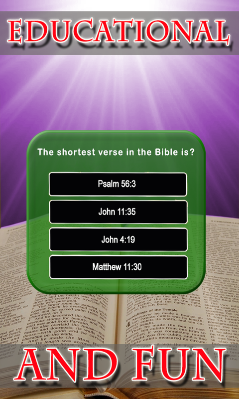 Holy Bible Quiz - Test Your Christian Faith Trivia - App on Amazon Appstore