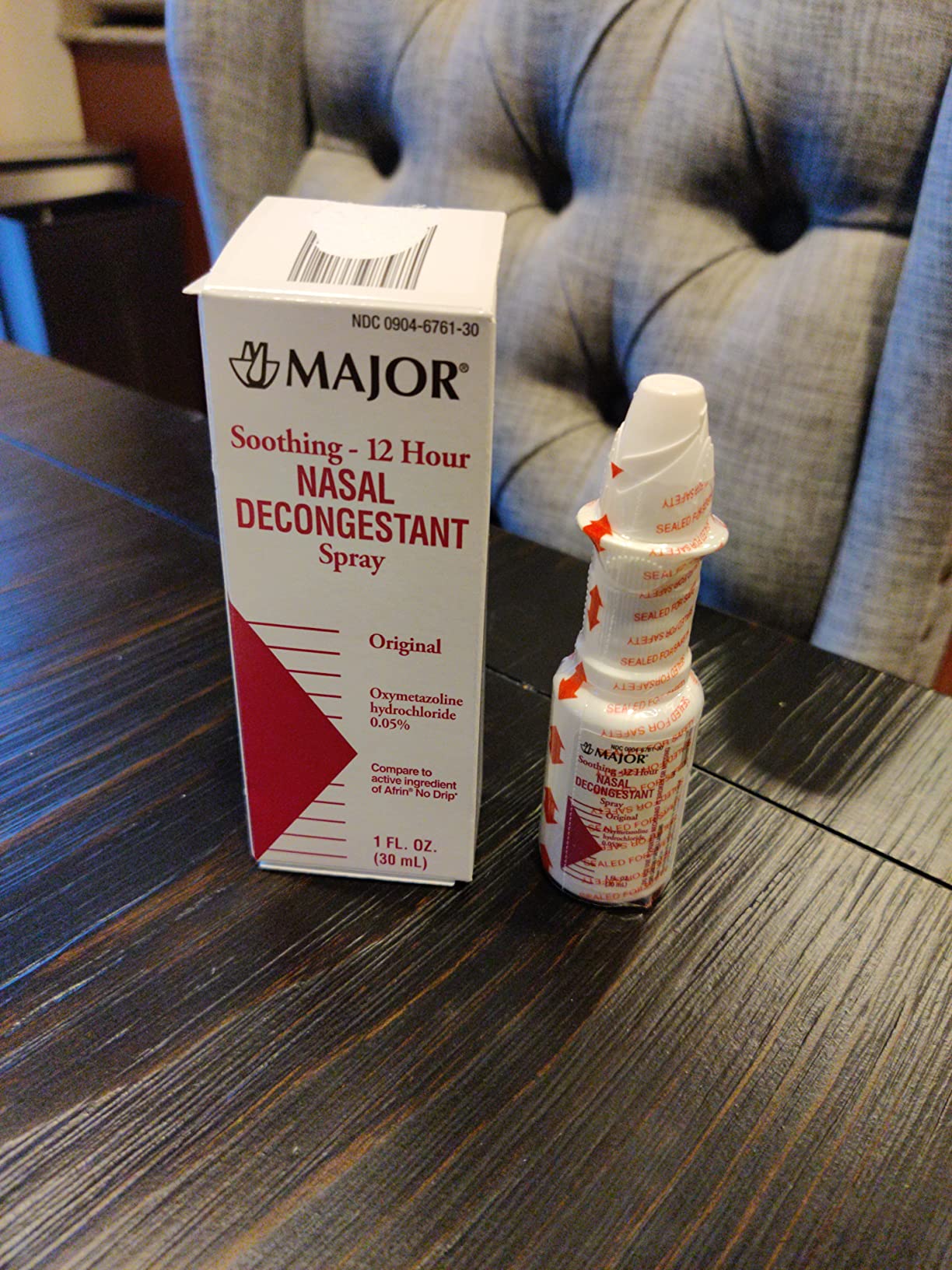 Amazon.com: Nasal Decongestant Pump Mist Spray 12hr Oxymetazoline HCL 0 ...