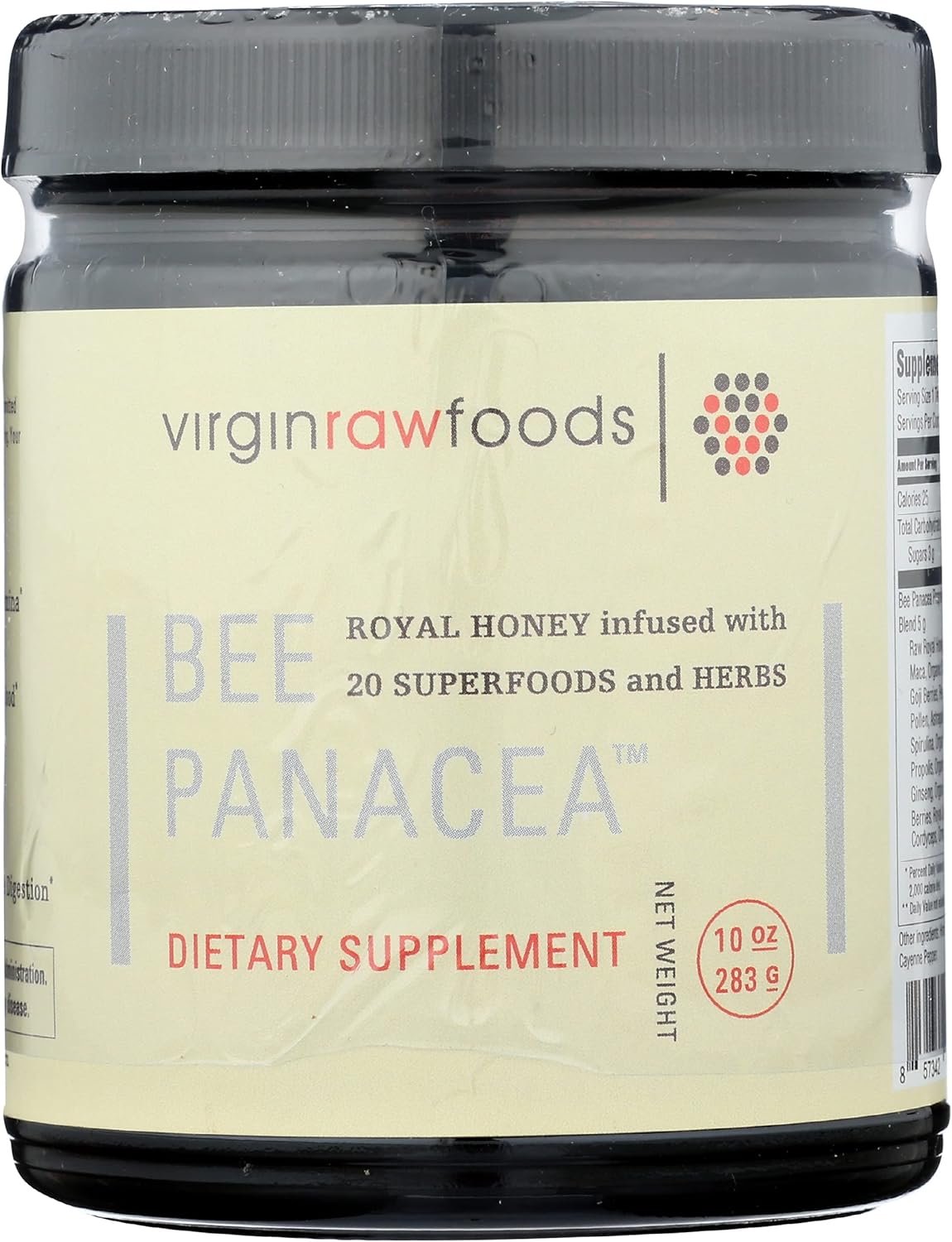 Virgin RAW Foods Royal Bee Panacea Honey, 10 onzas – Yaxa Colombia
