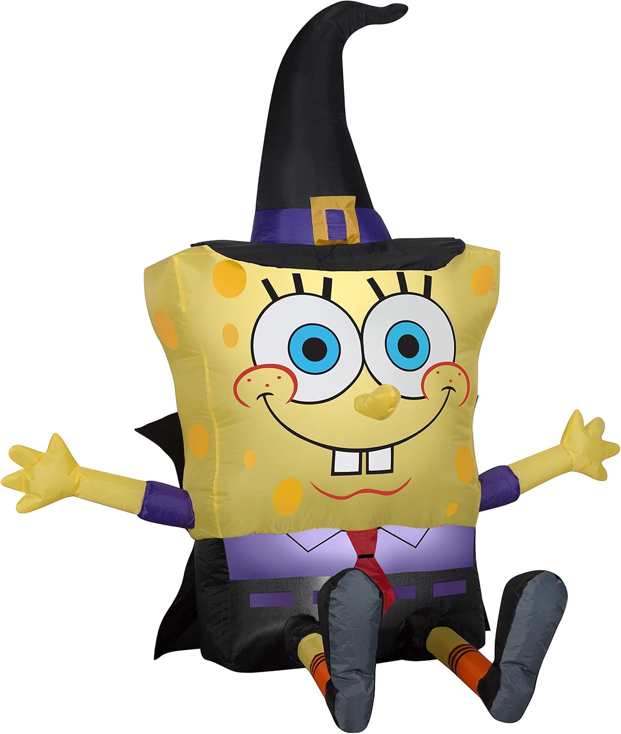 Amazon.com: Gemmy Airblown Spongebob as Witch Nickelodeon, 4 ft Tall ...