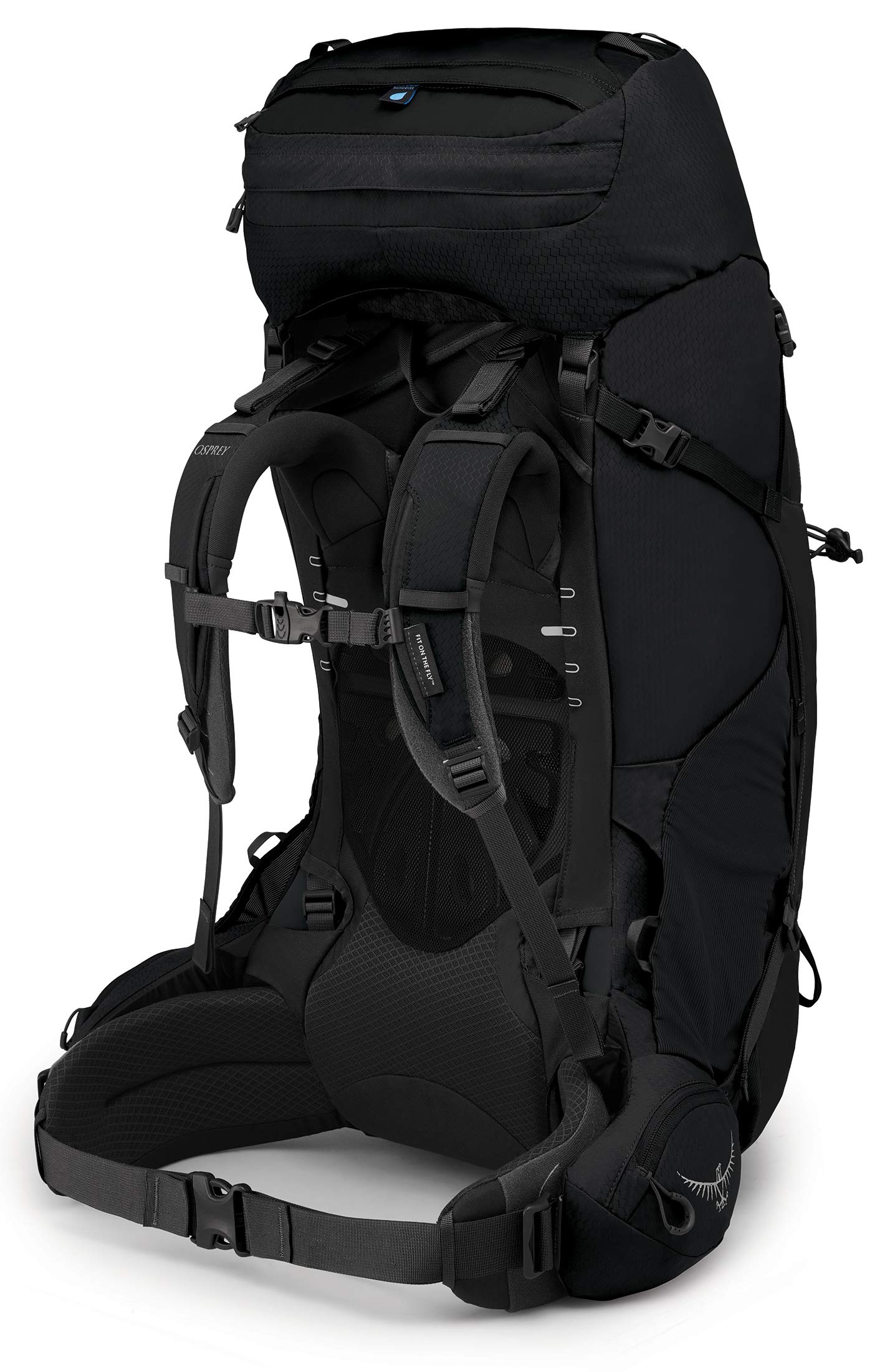 Osprey Aether 65L Men's Backpacking Backpack, Black, S/M