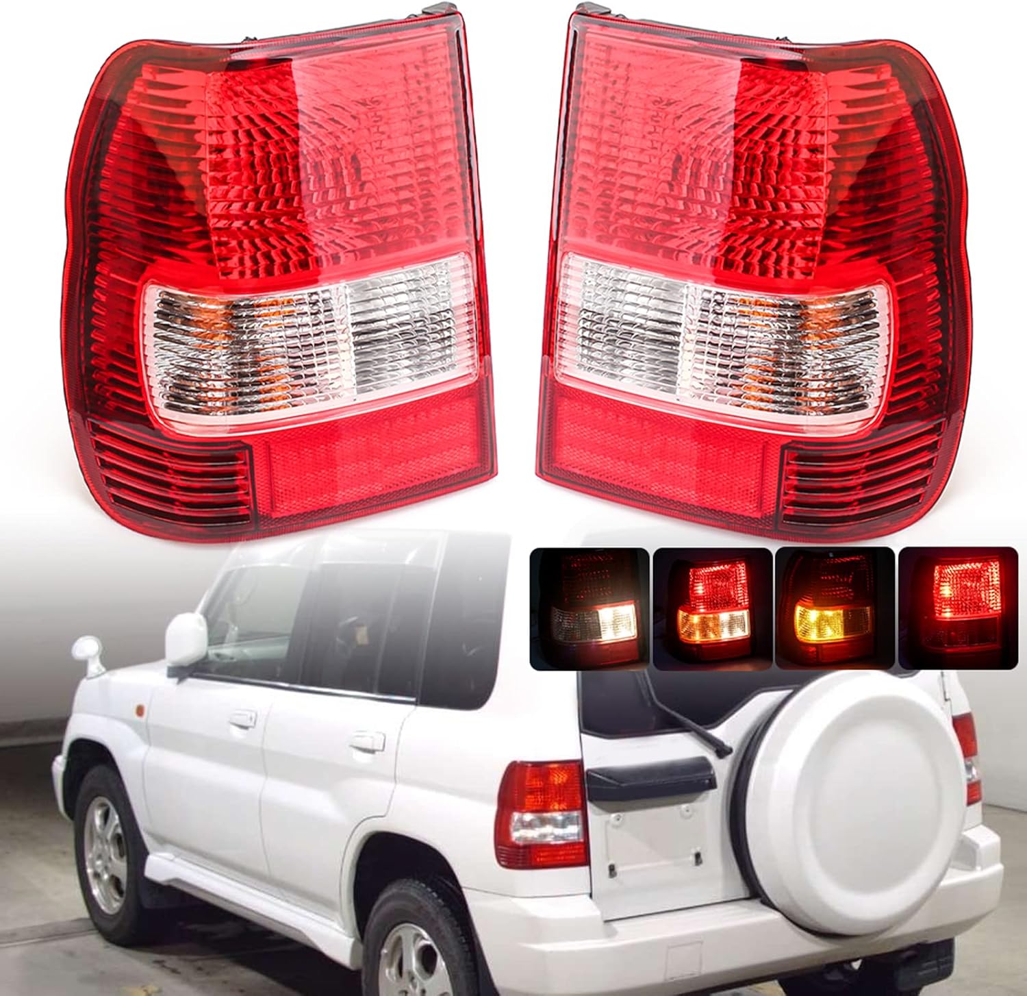 Amazon.com: Clidr Car Tail Light Assembly Rear Brake Light For ...