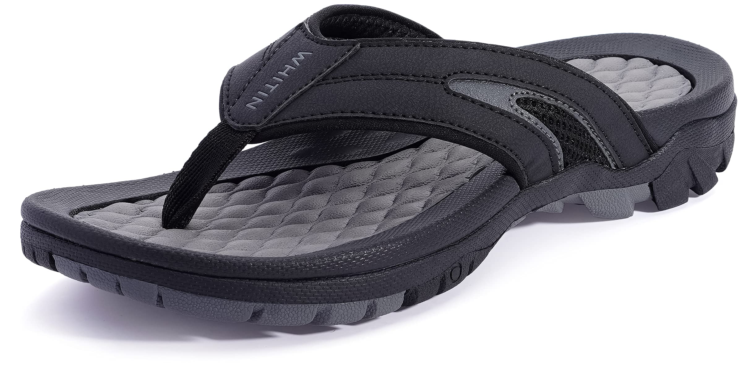 Snapklik.com : WHITIN Mens Outdoor Waterproof Flip Flops Thong Sandals
