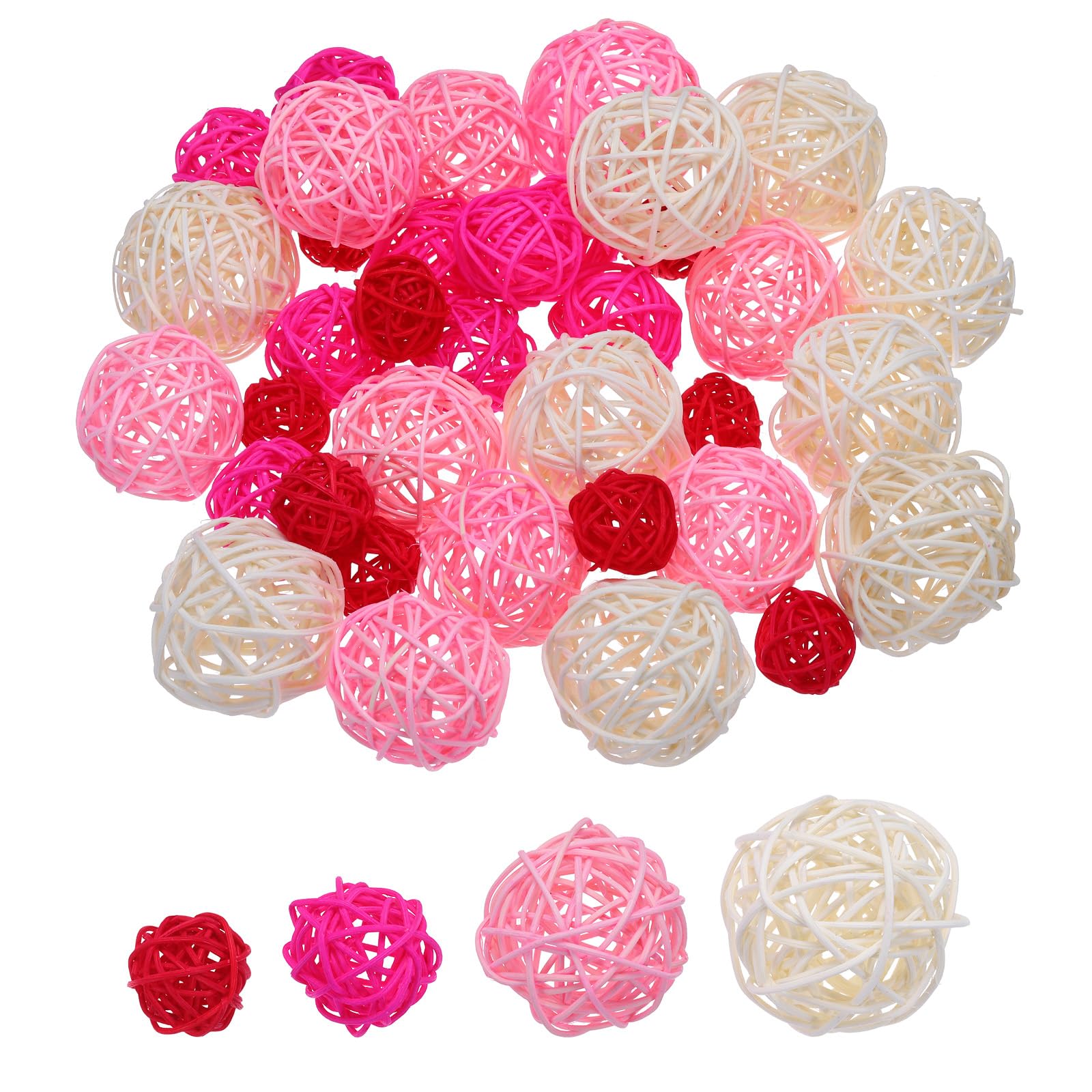 Amazon.com: MECCANIXITY 36 Pcs Vase Filler Decorative Balls, 2.4/2/1.6/ ...