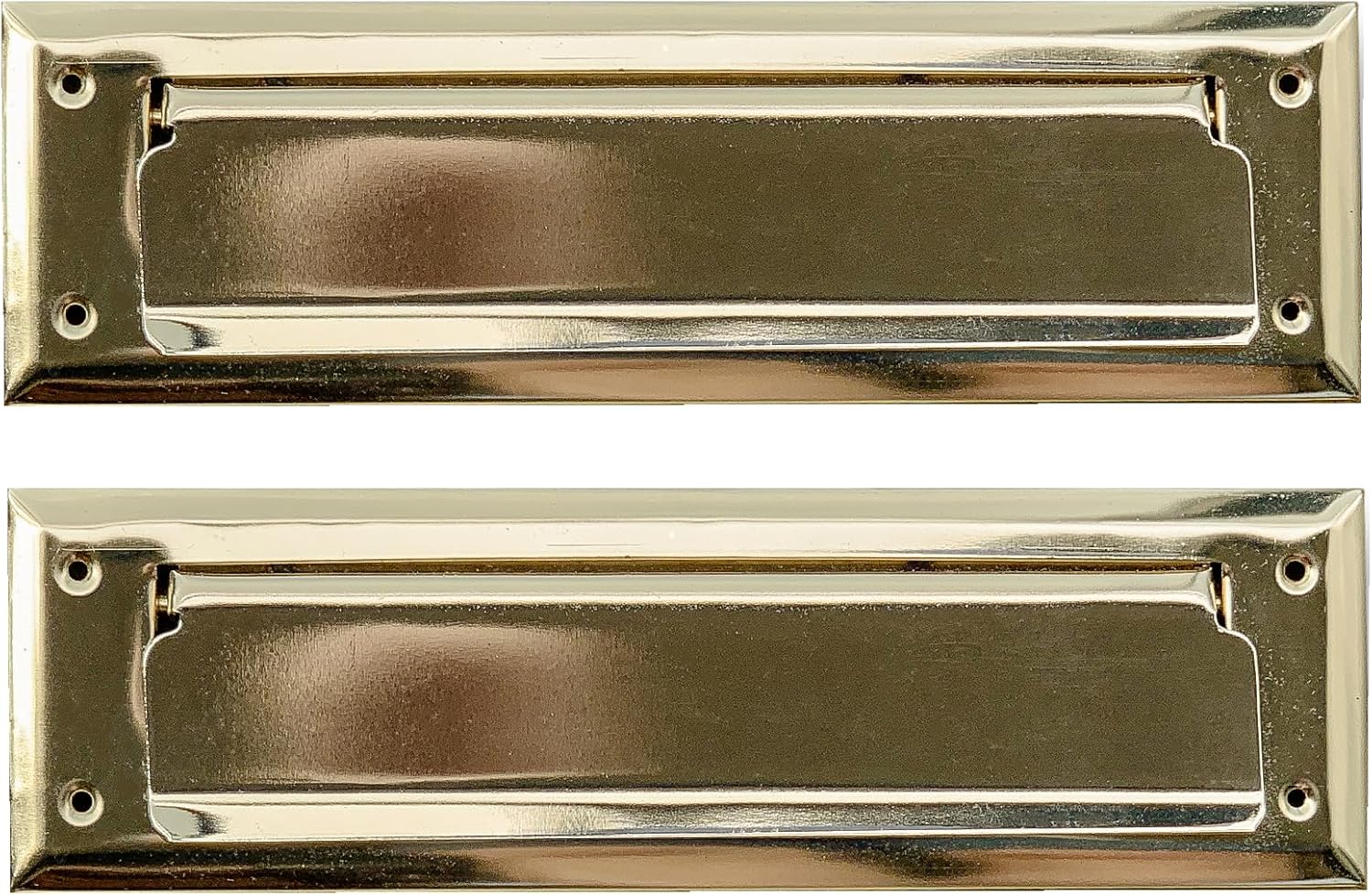 Solid Steel Gold Color with Spring Flap | Mail Slot Fits to Most Doors ...