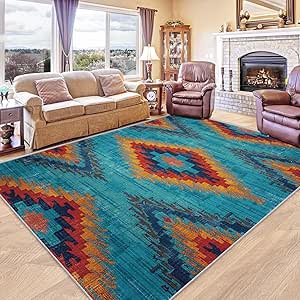 Amazon.com: SZLYZM Southwestern Tribal Rugs & Home Decor, 2x3 Rug ...
