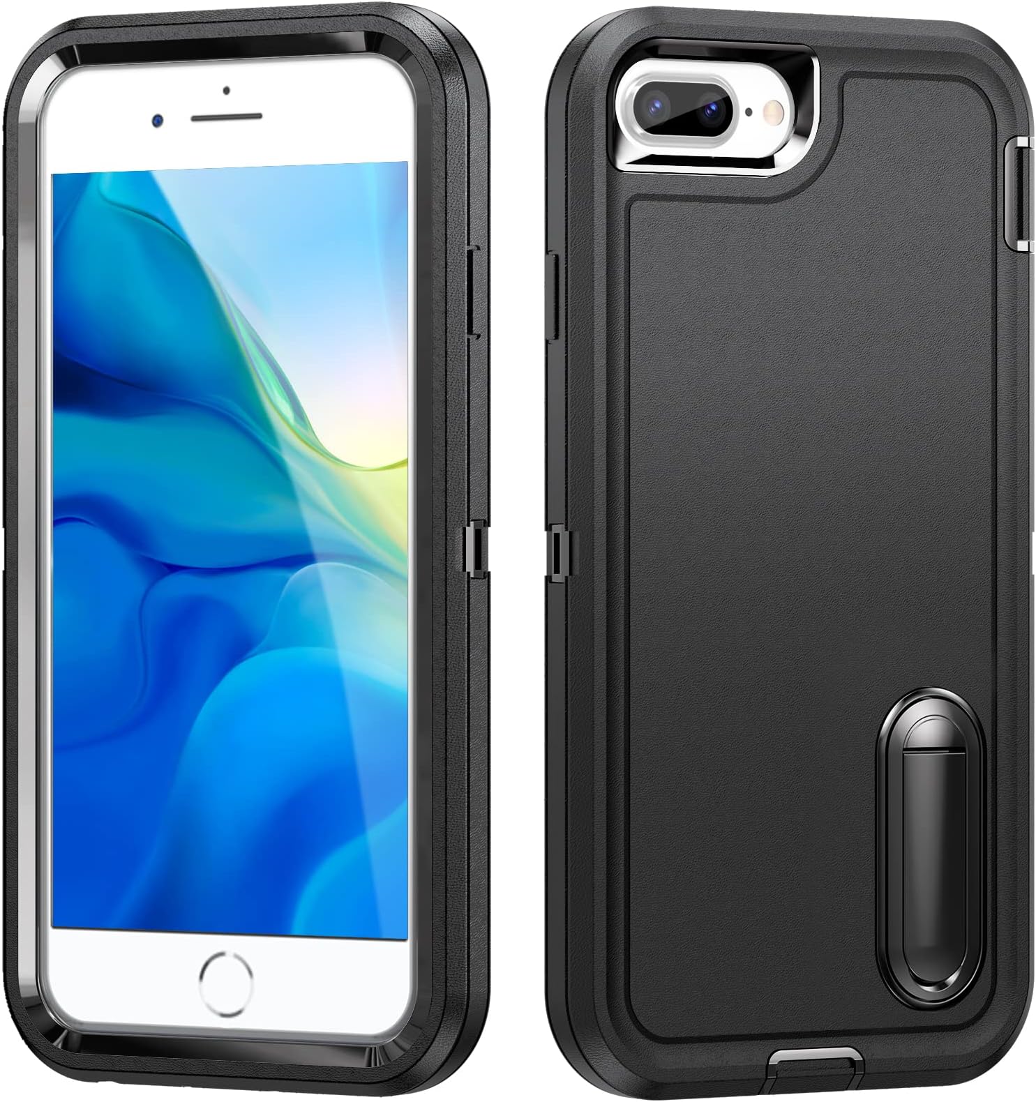JETech Case for iPhone 8 Plus and iPhone 7 Plus 5.5-Inch, Non-Yellowing Shockproof Phone Bumper ...