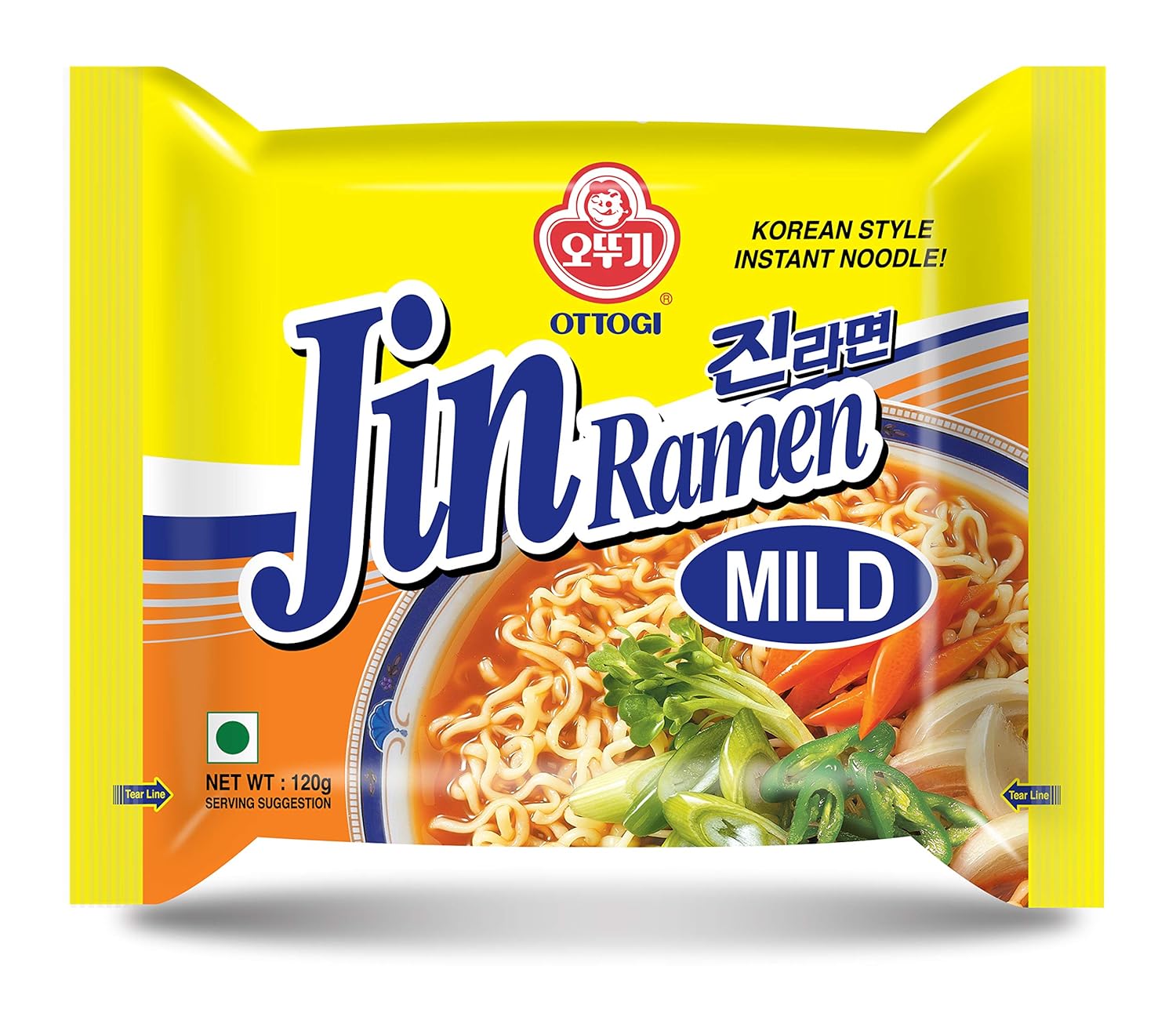 Jin Ramen Noodles Pouch, 120 Grams, Vegetarian : Amazon.in: Grocery ...