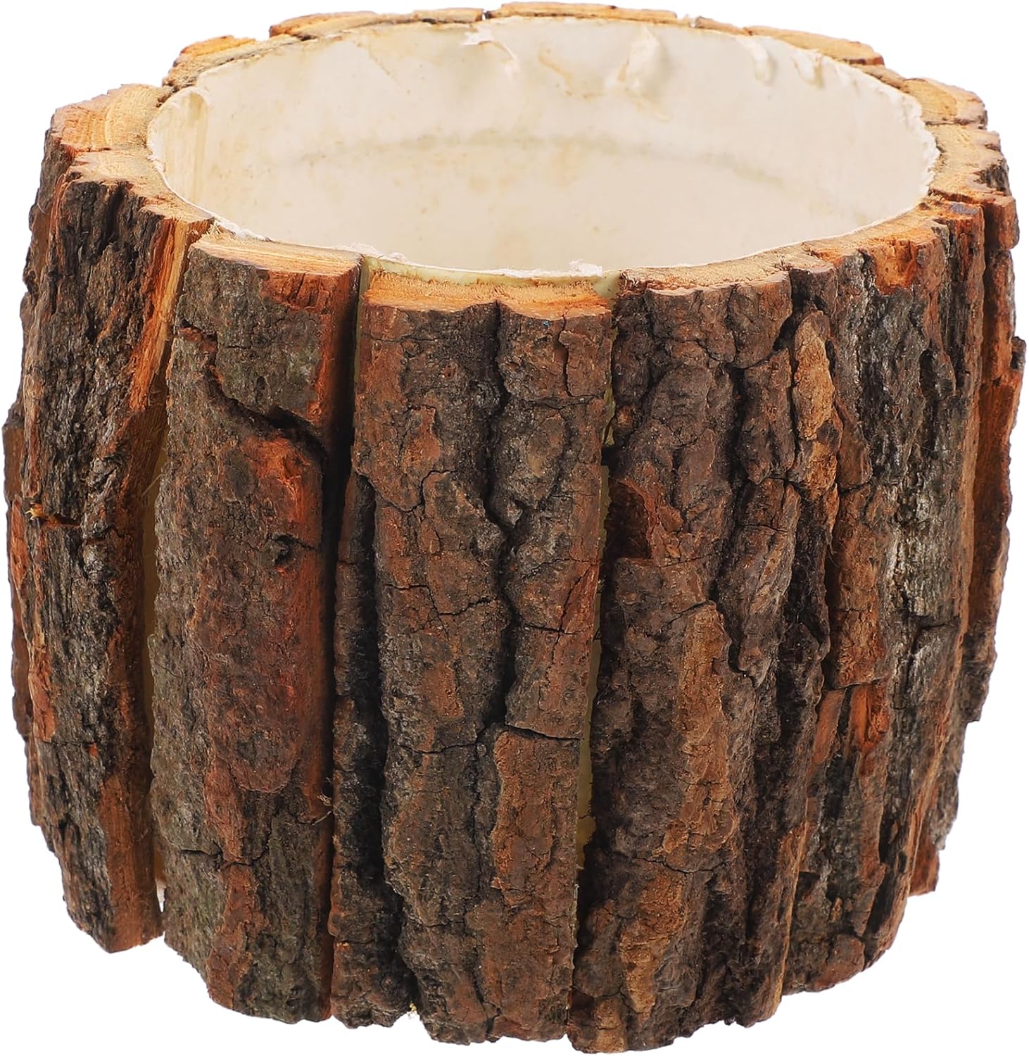 Amazon.com : DOITOOL Tree Stump Vase Decorative Planter Pot Bark Flower ...