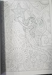 Amazon.com: Creative Haven Beautiful Angels Coloring Book: Relax ...