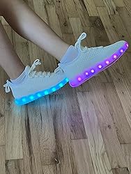 Amazon.com | Light Up Shoes for Women Men, USB Charging LED Shoes Adult ...