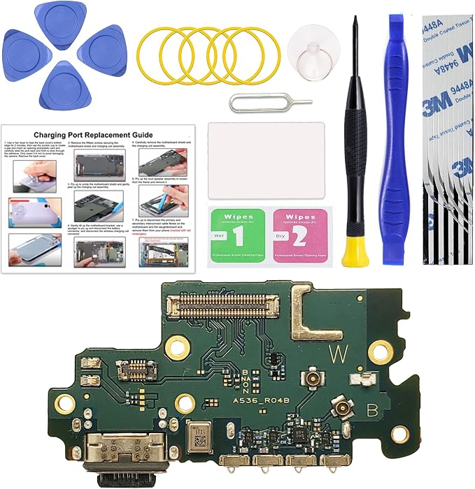 Amazon.com: for Galaxy A53 5G USB Charging Board Port Replacement, SM ...