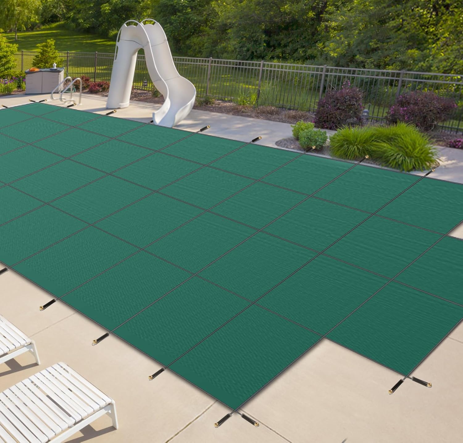 Amazon.com : iCOVER Inground Pool Safety Cover, Fits 20x40ft ...