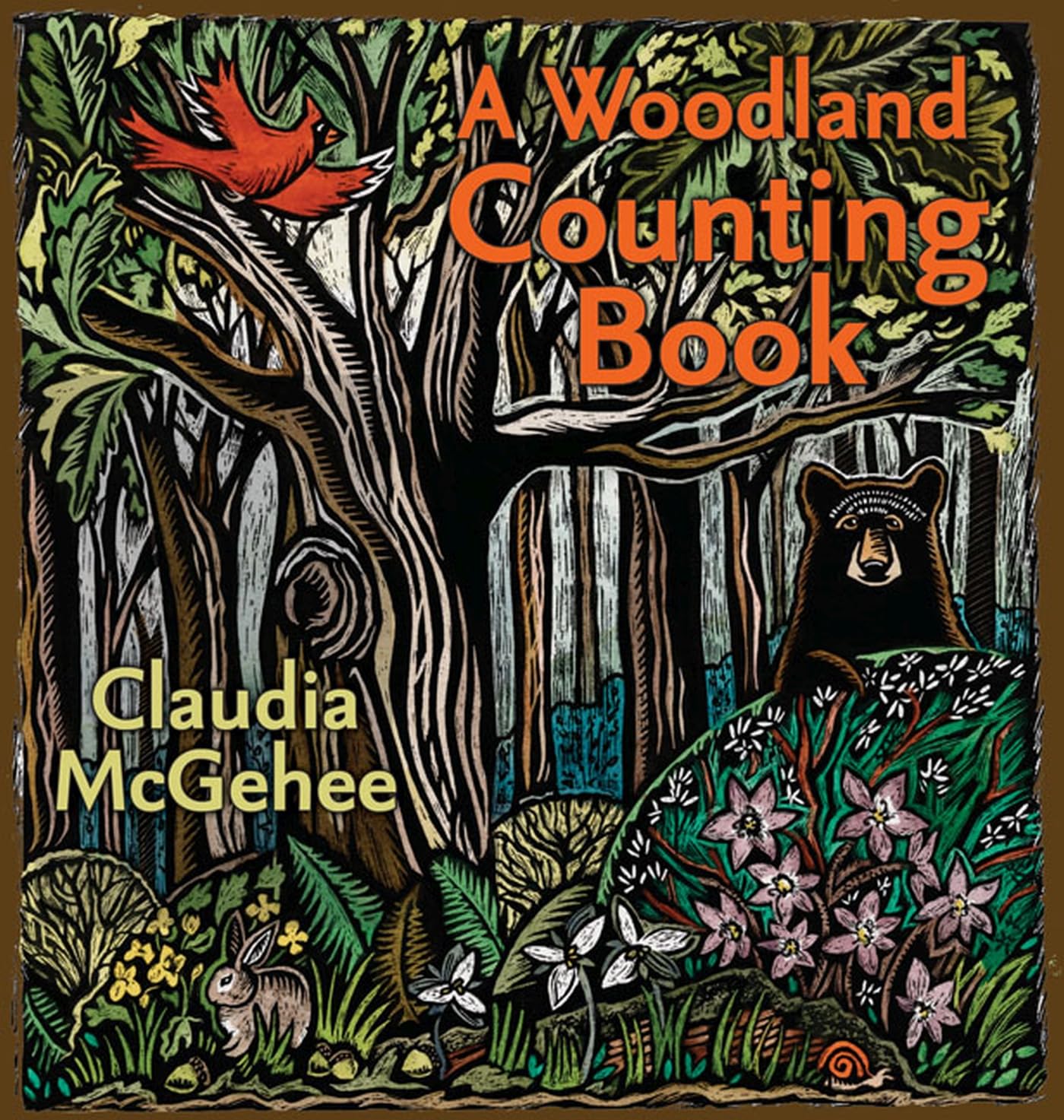 A Woodland Counting Book (Bur Oak Book): McGehee, Claudia ...