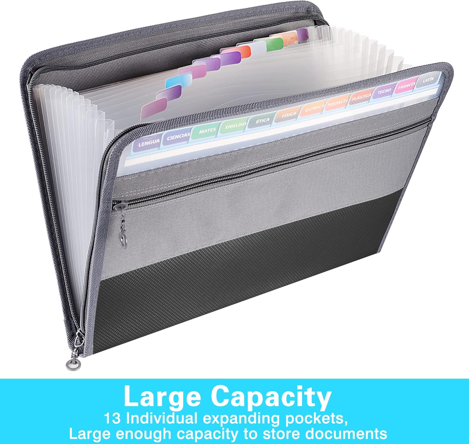 Buy Expanding File Folders A4, 13 Pockets Filing Accordion Folder ...