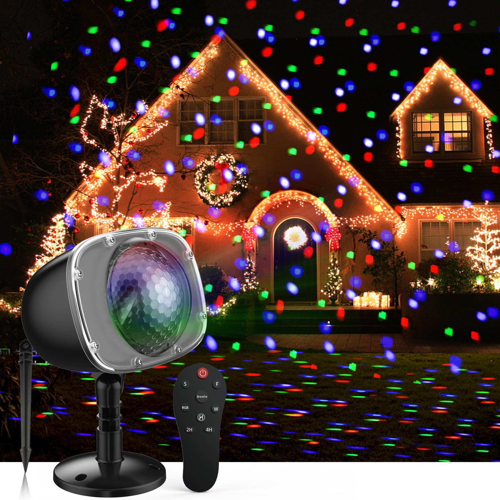 Amazon.com: Star Projector Night Light,Holiday Light Projector with ...