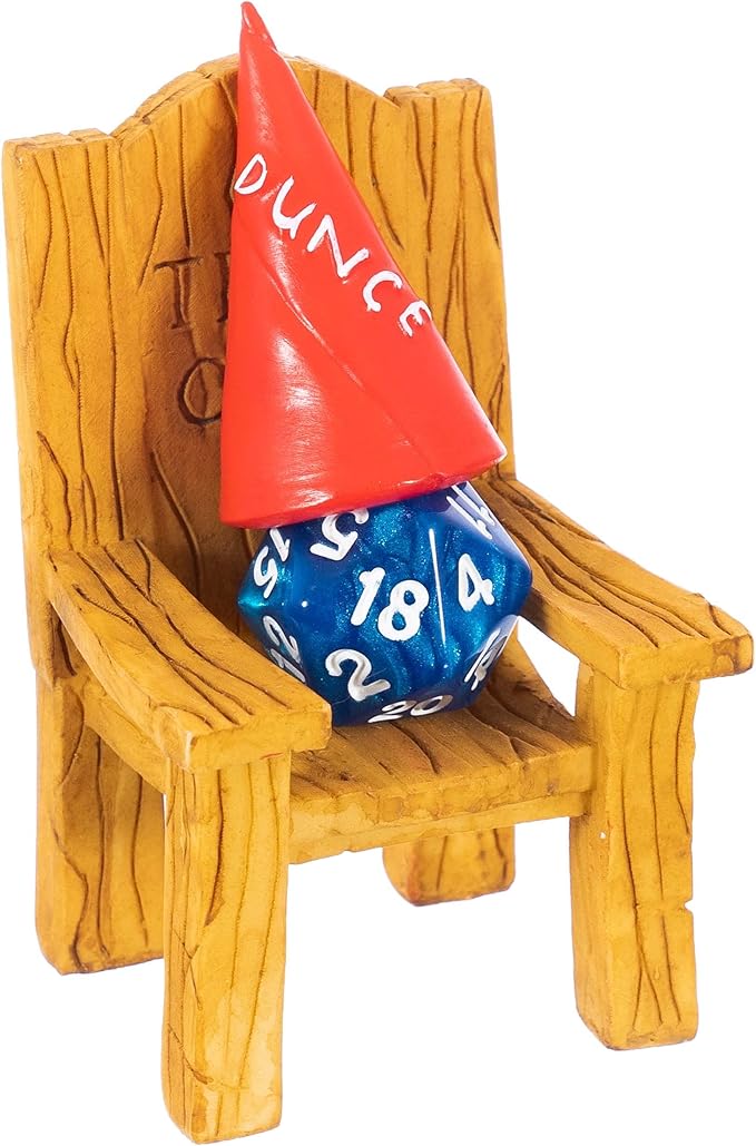 Amazon.com: DND Dice Jail - Time Out Chair & Dunce Hat - Punish Your ...