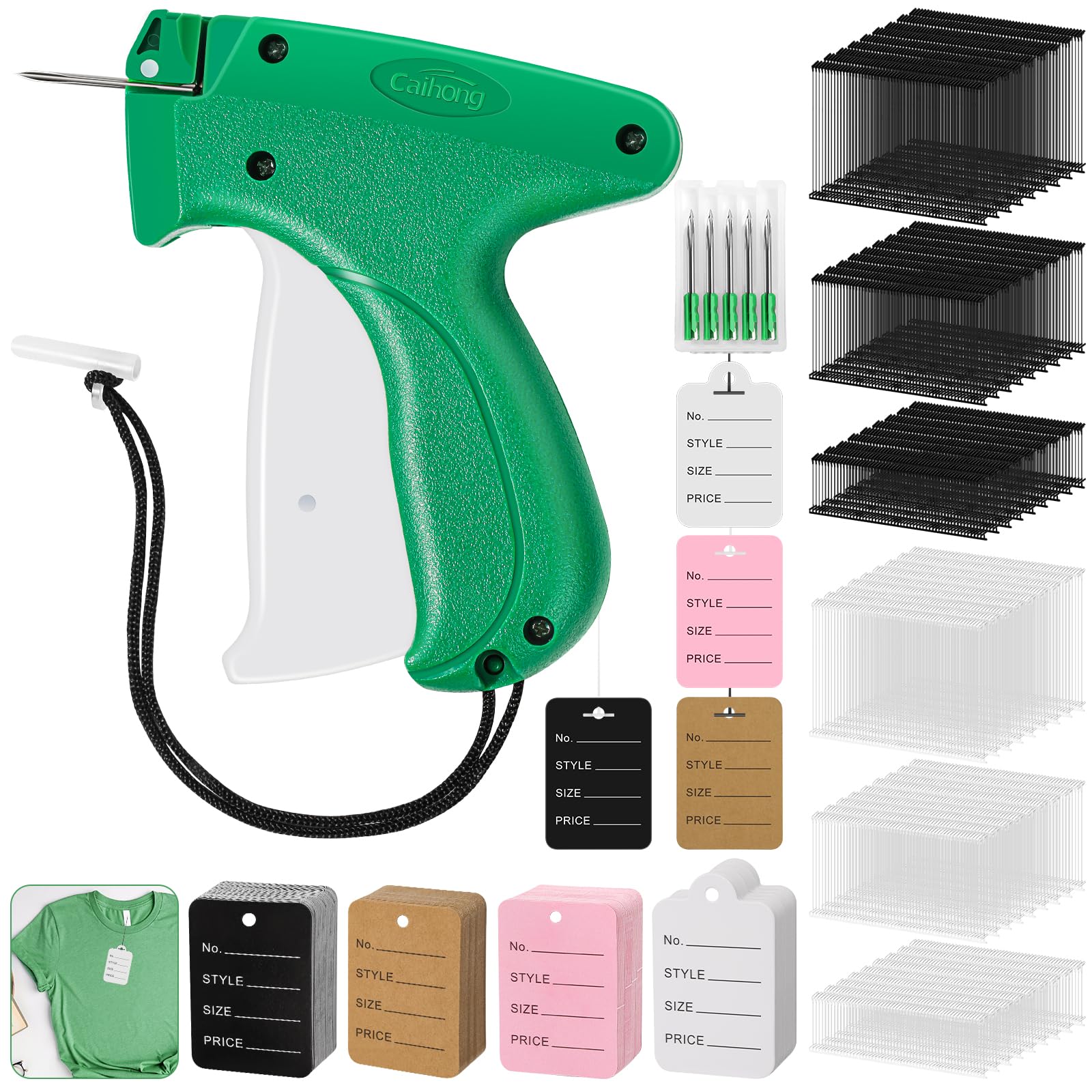 Amazon.com : 3430 Pcs Tagging Gun for Clothing, Price Tag Attacher Gun ...