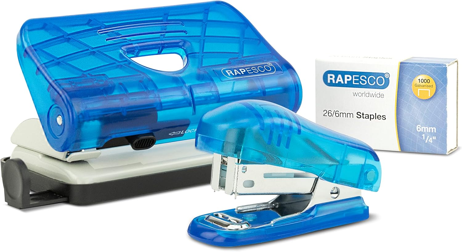 RAPESCO 1719 Bug Stapler and 810-P 2-Hole Punch Set with 1,000 26/6mm ...