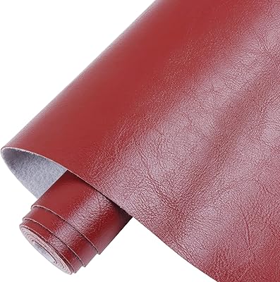 Amazon.com: Vinyl Crocodile RED Fake Leather Upholstery Fabric By the ...
