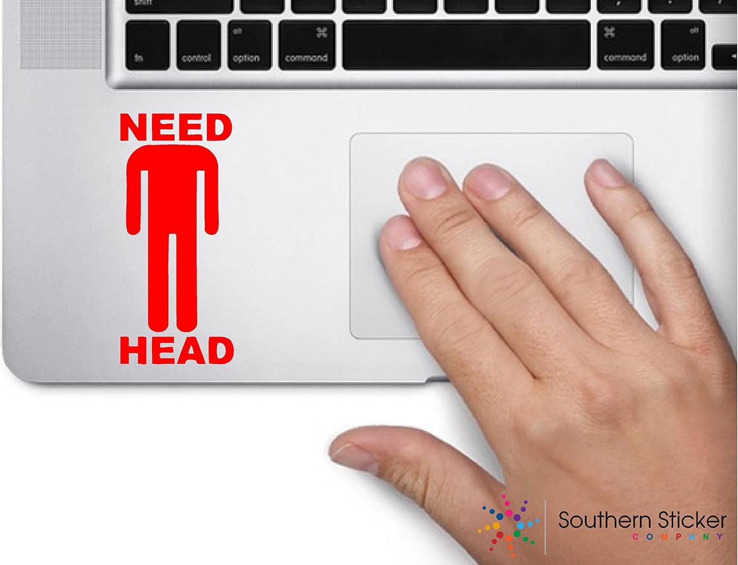 Amazon.com: Stickman Need Head 4x2 red Stick Figure Funny Humor United ...