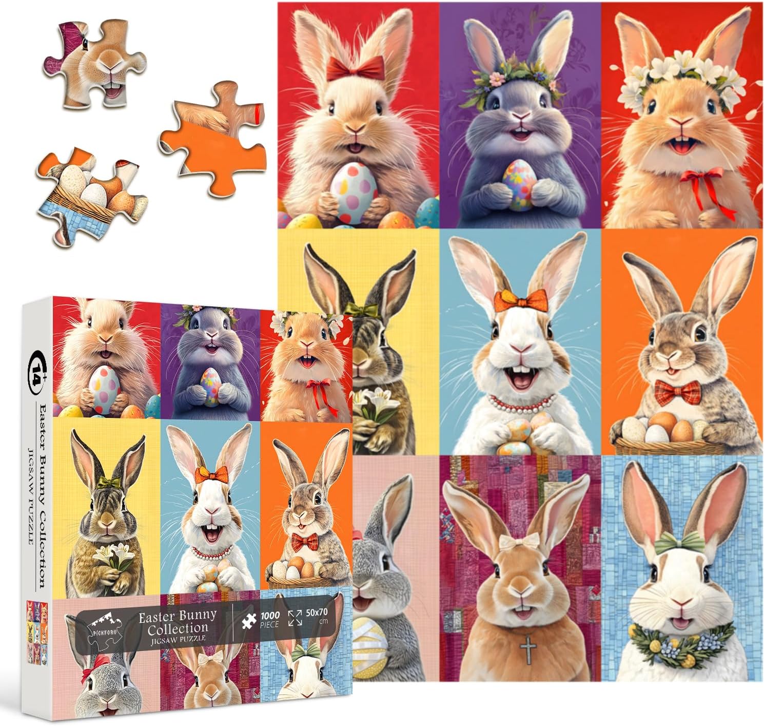 Amazon.com: Vintage Easter Jigsaw Puzzles 1000 Pieces : Toys & Games