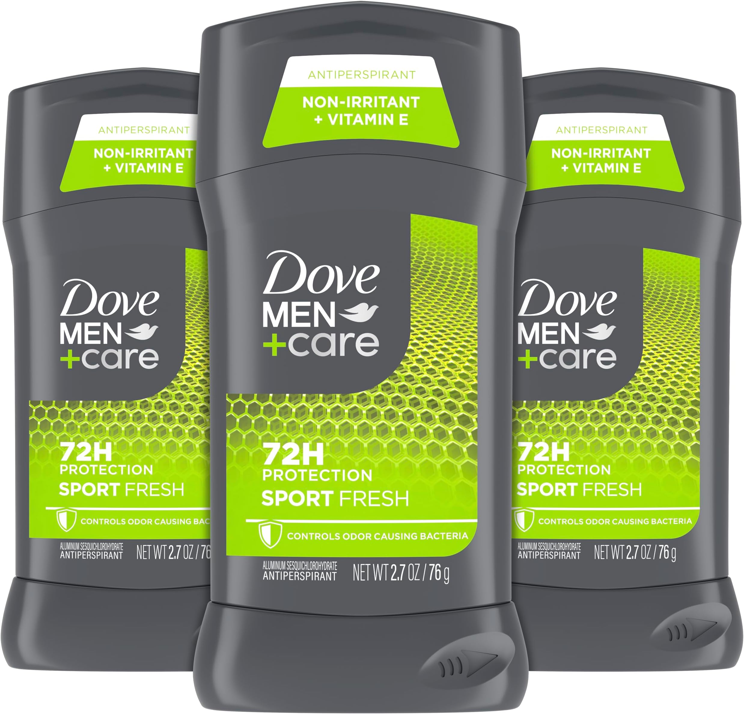 Amazon.com : DOVE MEN + CARE Antiperspirant 3 Pack Sportcare Fresh ...