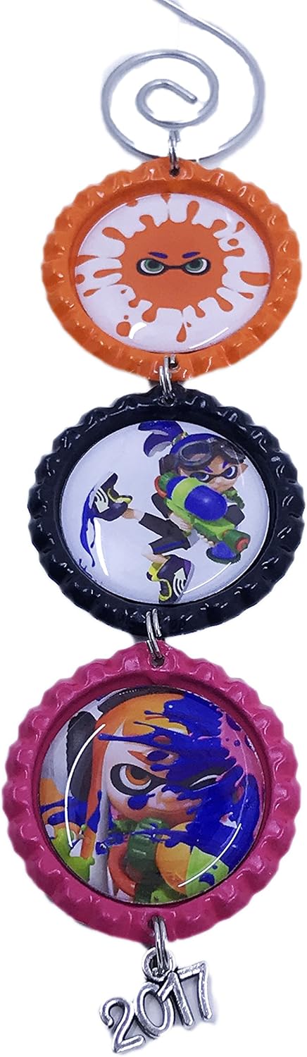 Amazon.com: SG Splat Fest Themed Christmas Holiday Tree Ornament : Home ...