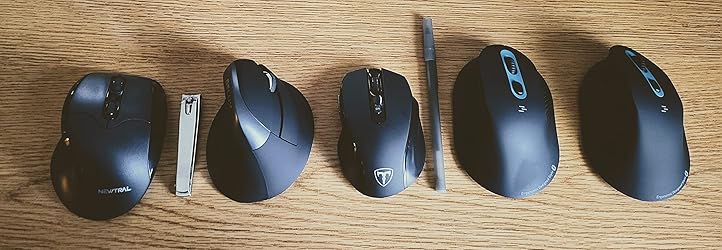 Amazon.com: Censi Newtral Ergonomic Mouse,Vertical Wireless Mouse - 2 ...