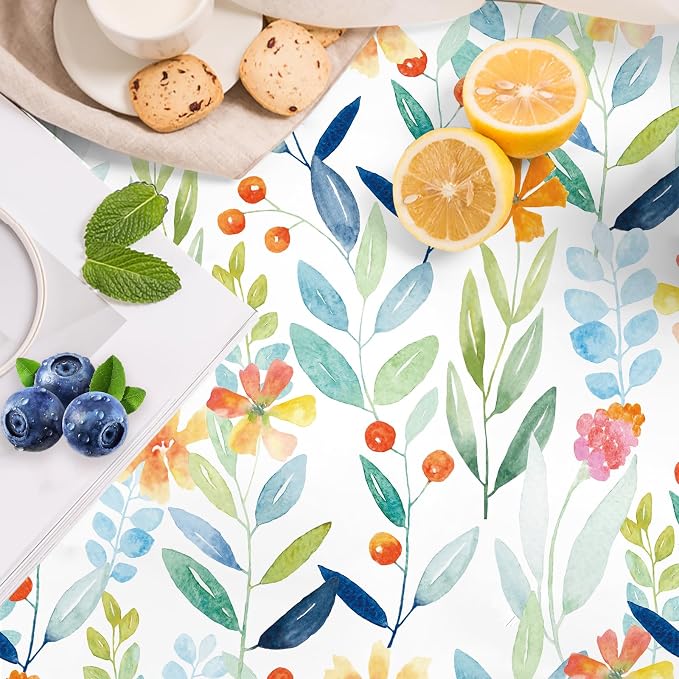 Amazon.com - HAOKHOME Shelf Liner and Cabinet Liner Floral Floral, Self ...