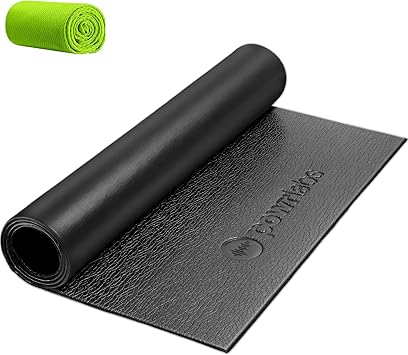 POWR LABS Exercise Bike Mats (2.5 x 6 ft) Bike Trainer Mat Indoor ...