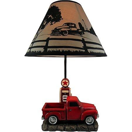 Lamp-In-A-Box Vintage Race Cars Table Lamp, Gifts, Livingroom, Office ...