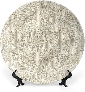 Amazon.com: XISUNYA 6 Inch Decorative Plate, Floral Tableware Plate ...