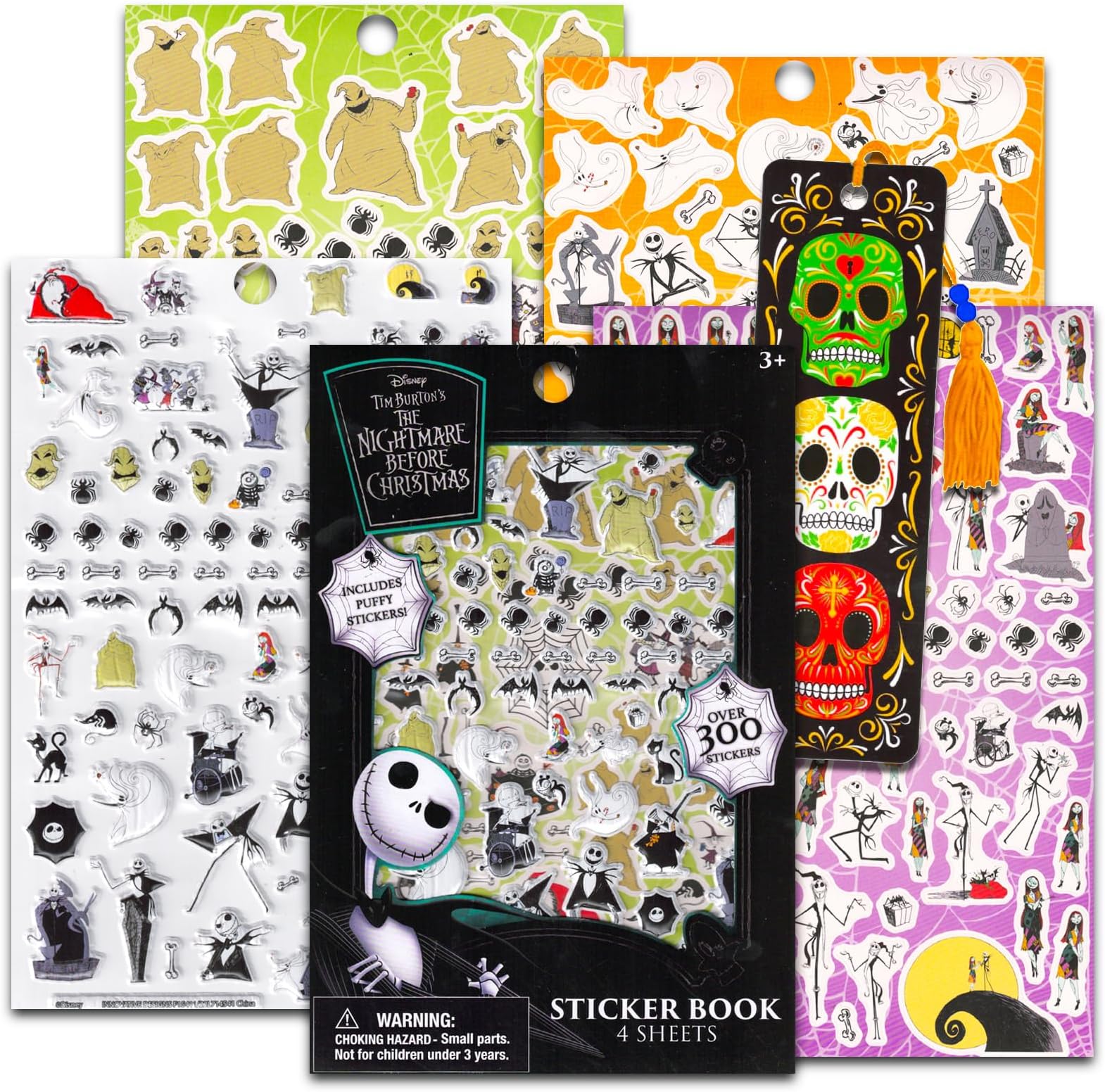 Amazon.com: Nightmare Before Christmas Sticker Set - Bundle of 300 ...