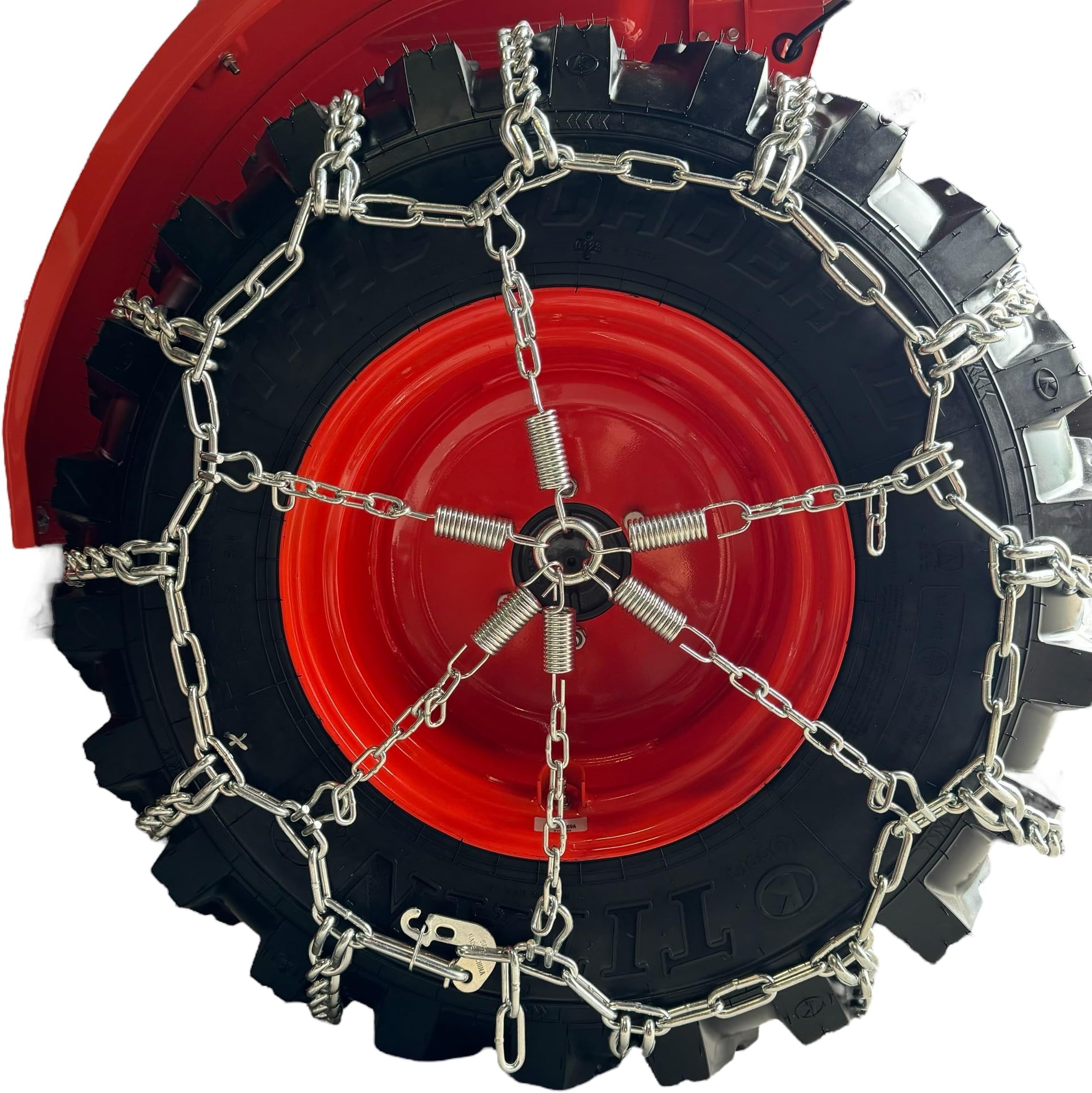 Amazon.com: TireChain.com LARGE TRACTOR Loader SPRING Tire Chains ...