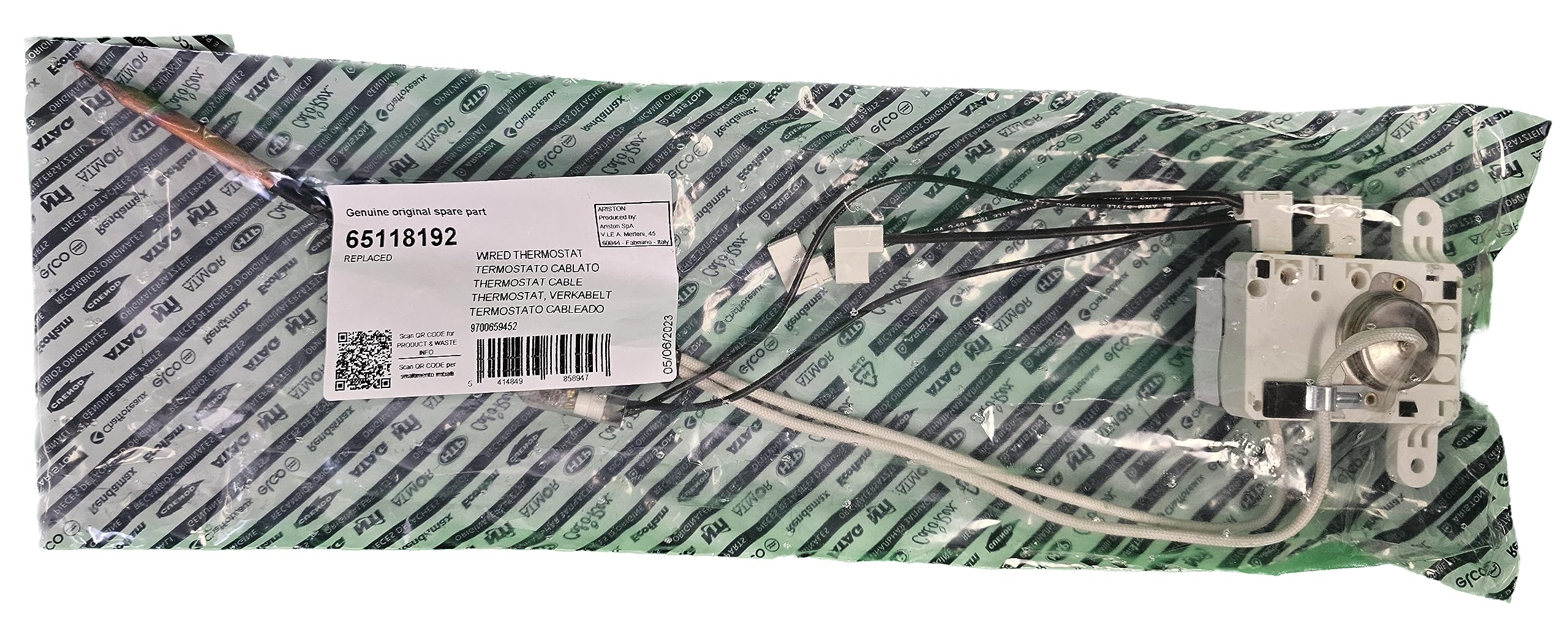 Snapklik.com : Ariston Andris RS TBSB Wired Thermostat