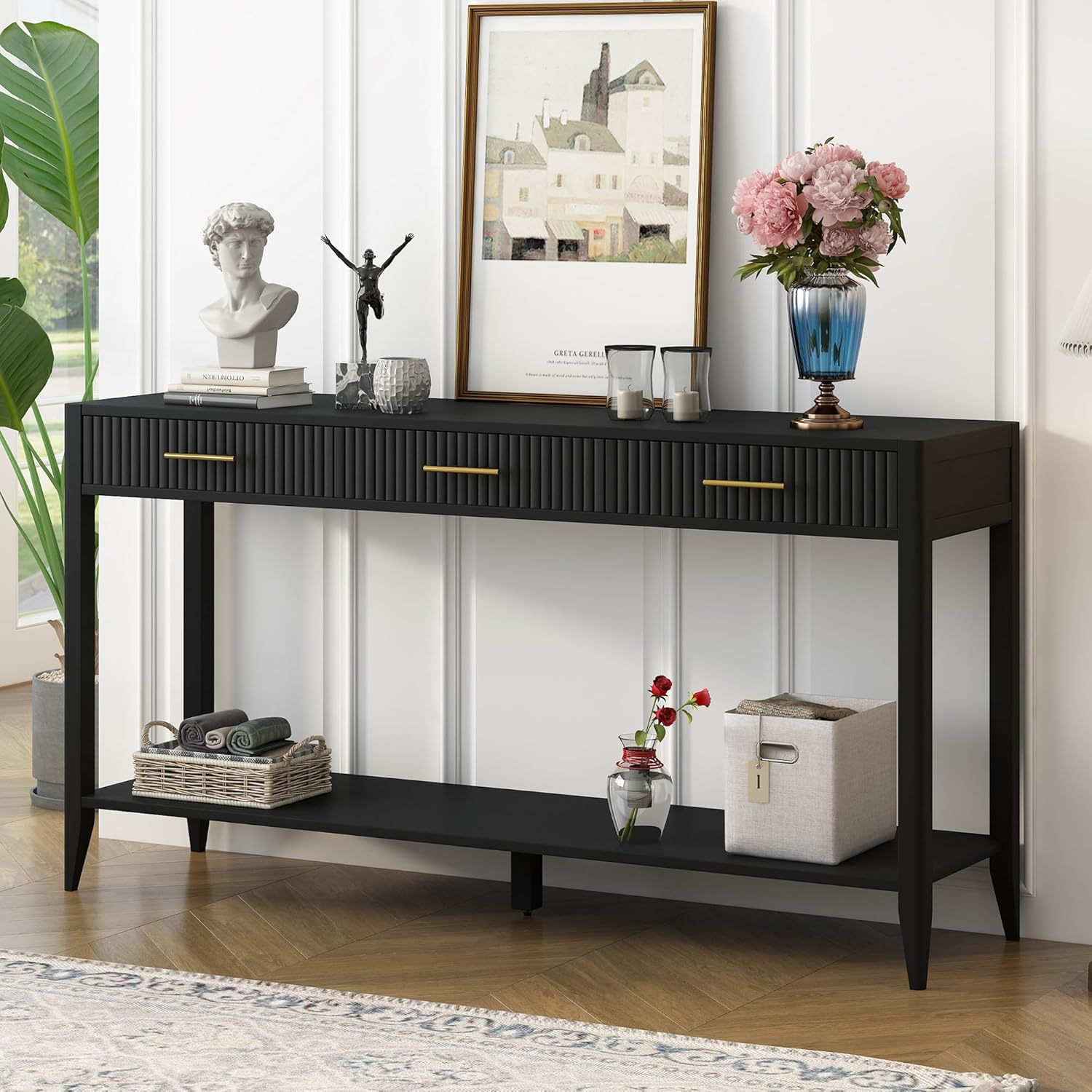 Amazon.com: Merax Narrow Side Table for Entryway Long Console Table ...