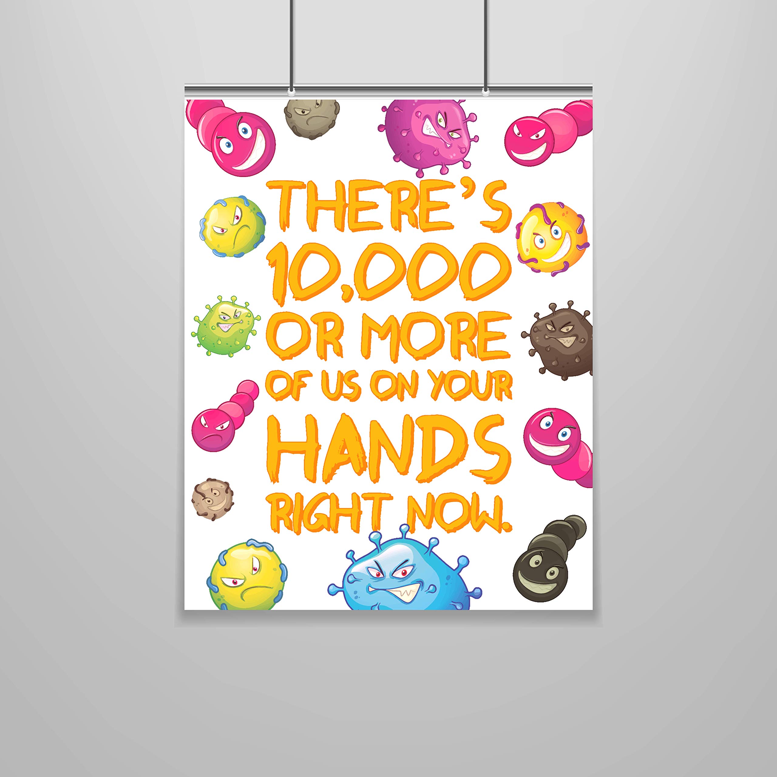 Funny Washing Hands Poster