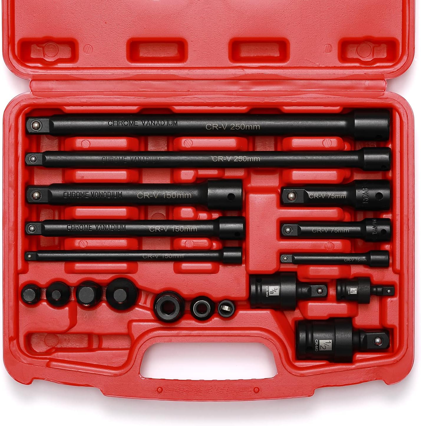 Mayouko 18-Piece Drive Tool Accessory Set, Socket Accessory Set ...