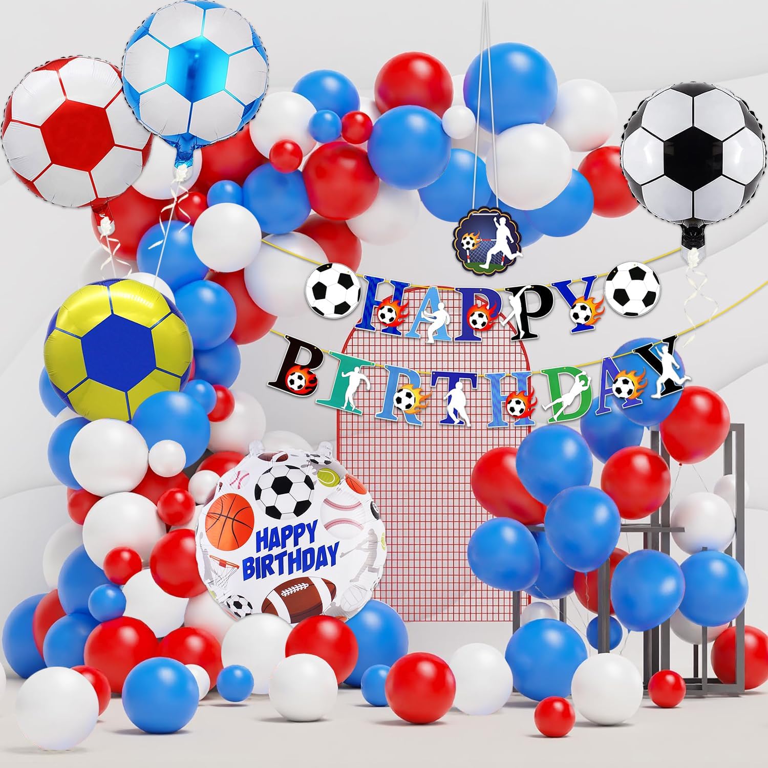 Buy Party Propz Football Theme Birthday Decoration - 43Pcs Happy ...